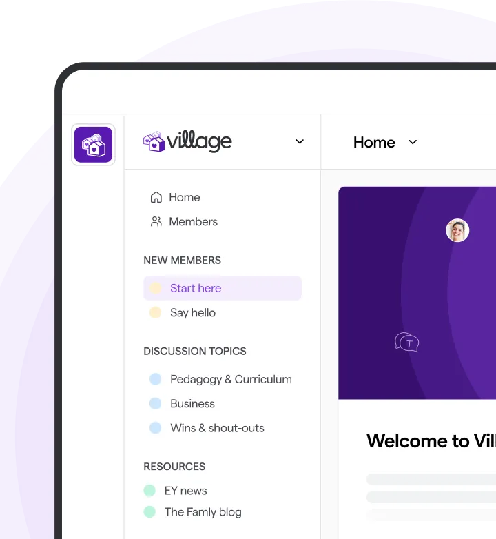 Village: The online EY community | Famly